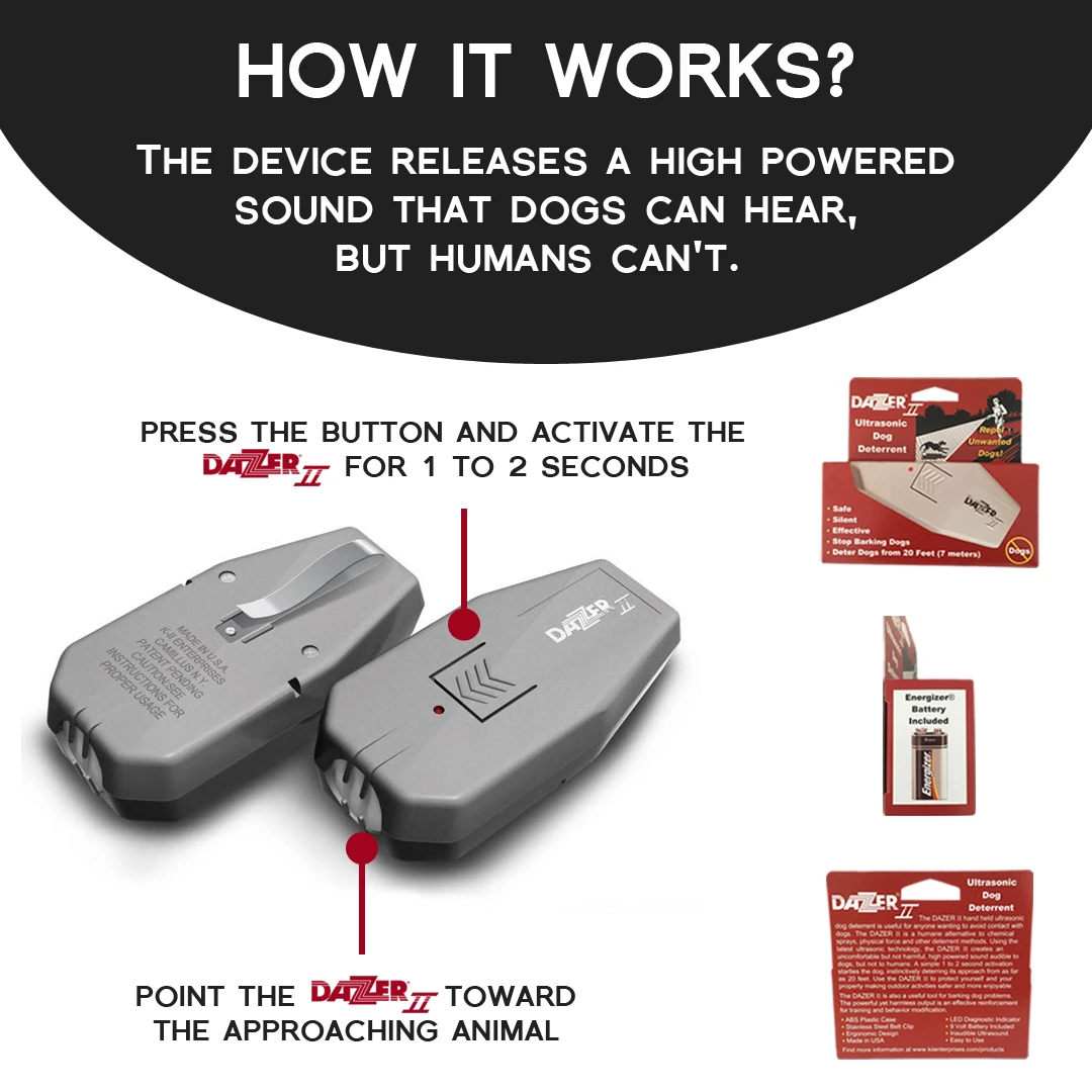 DAZER II™ Ultrasonic Dog Anti Barking Device – Aetertek New Zealand