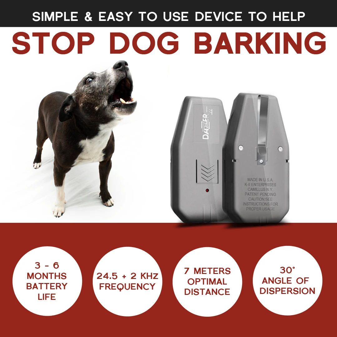 DAZER II™ Ultrasonic Dog Anti Barking Device – Aetertek New Zealand